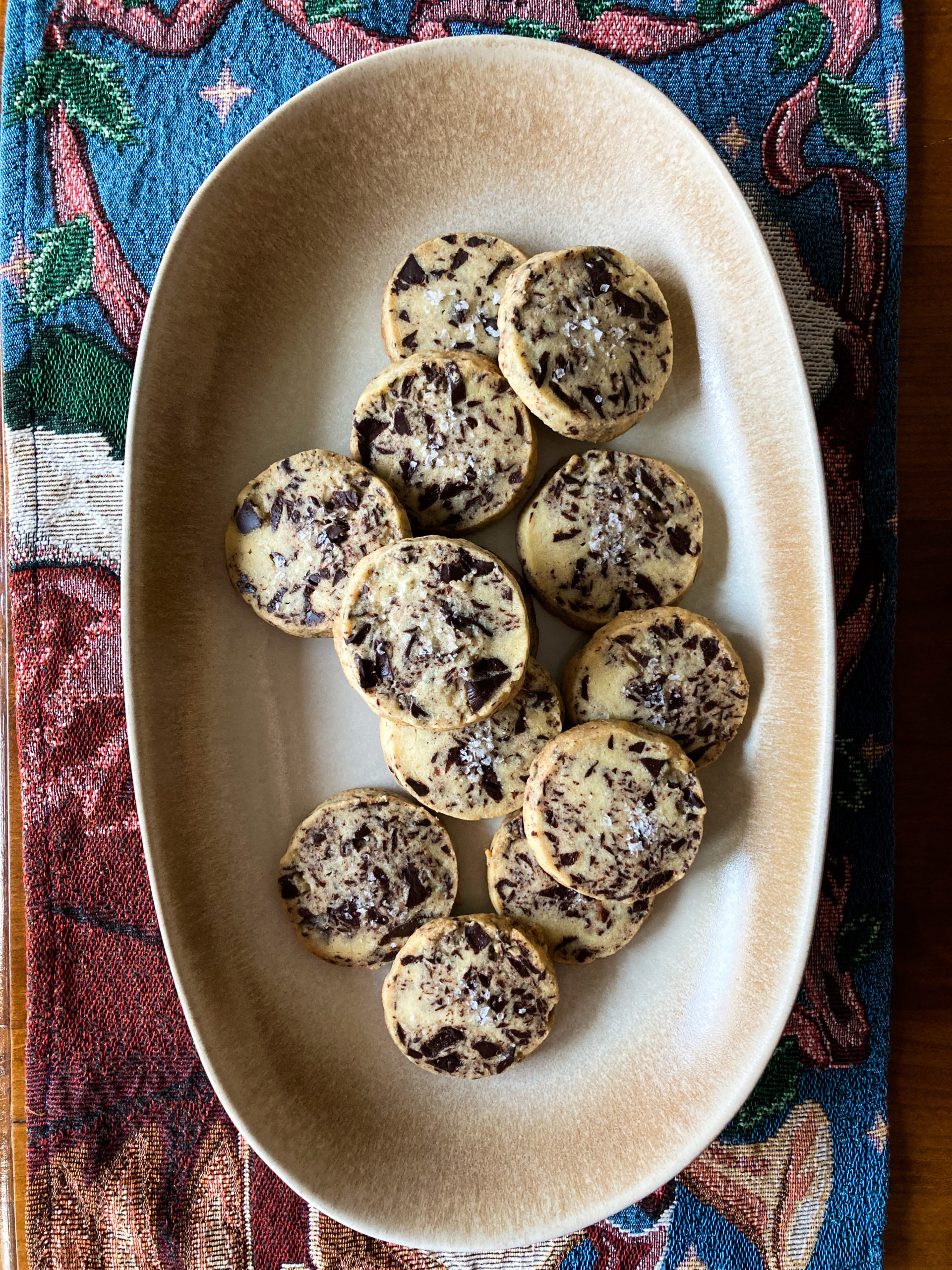 Salted Dark Chocolate Sable