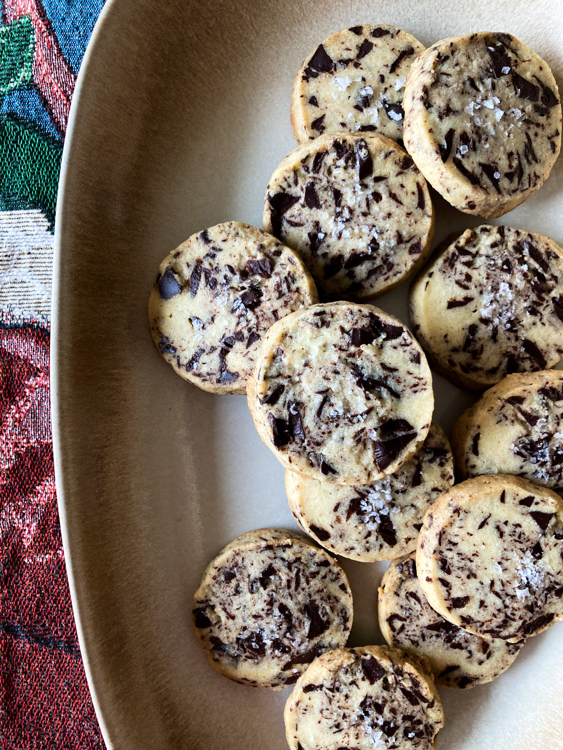 Salted Dark Chocolate Sable